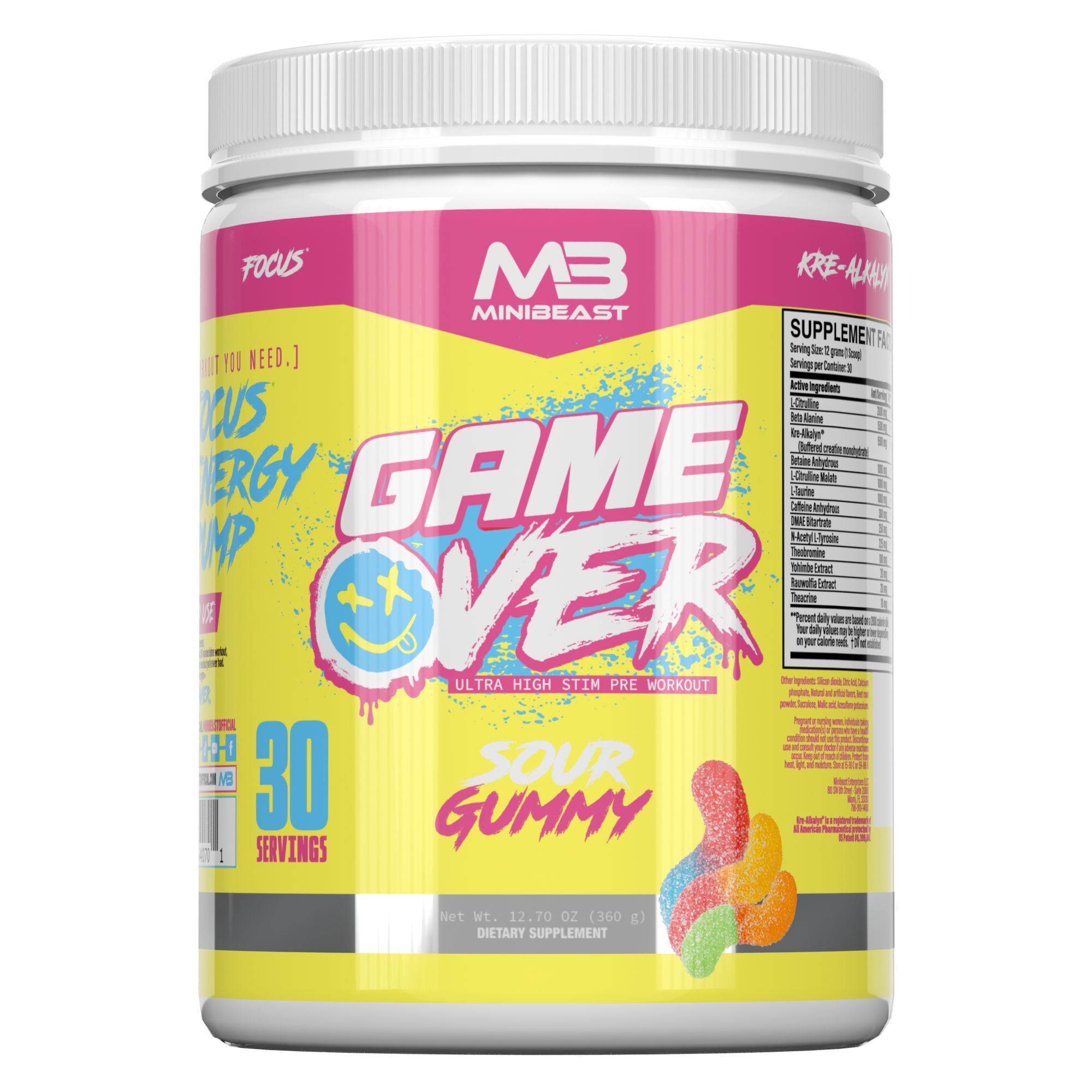Game Over (High Stim Pre-Workout) – MiniBeast Enterprises, LLC