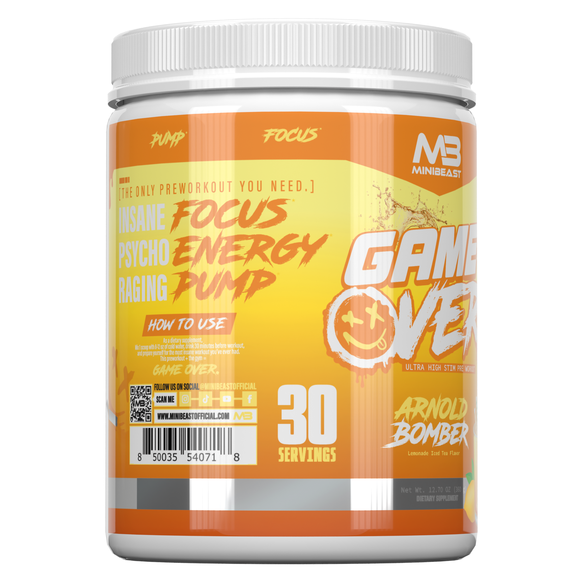 Game Over (High Stim Pre-Workout) – MiniBeast Enterprises, LLC