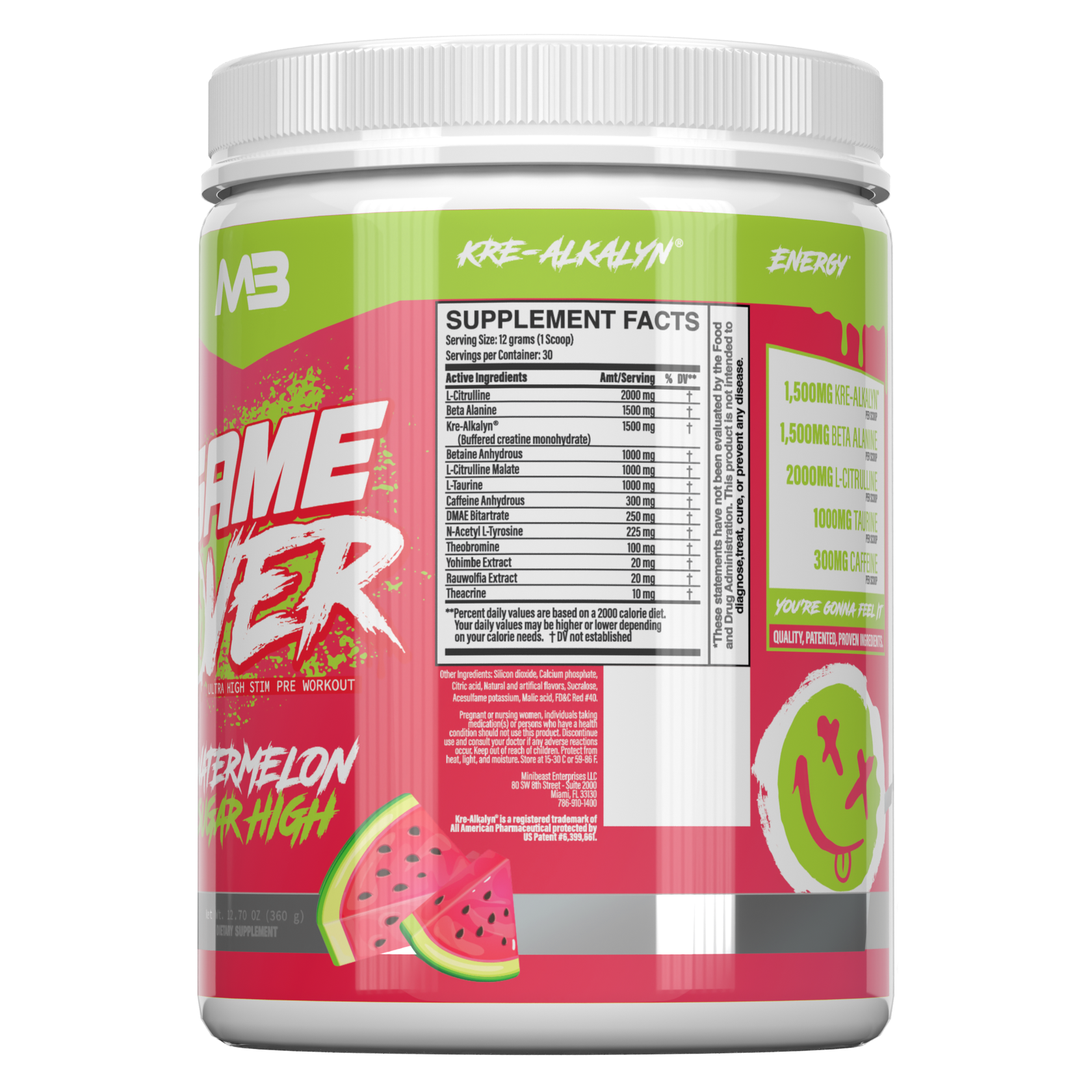 Game Over (High Stim Pre-Workout) – MiniBeast Enterprises, LLC