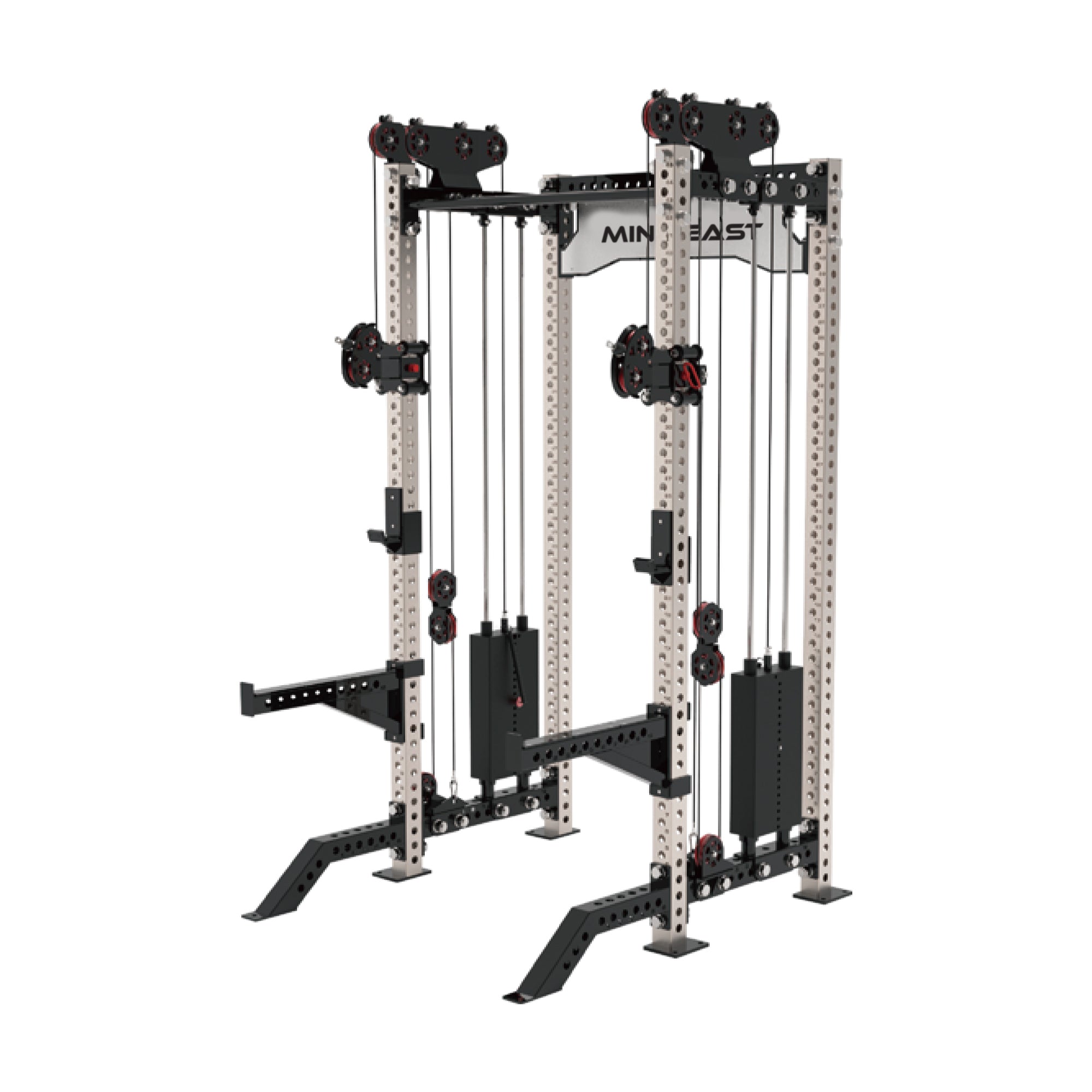 Limitless Rack System - Half Rack With Weight Stacks – MiniBeast ...