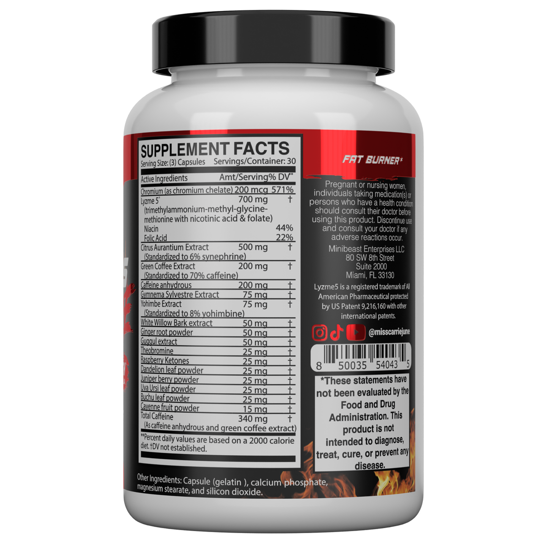 Shreds Extreme (Daytime Fat Burner) – MiniBeast Enterprises, LLC